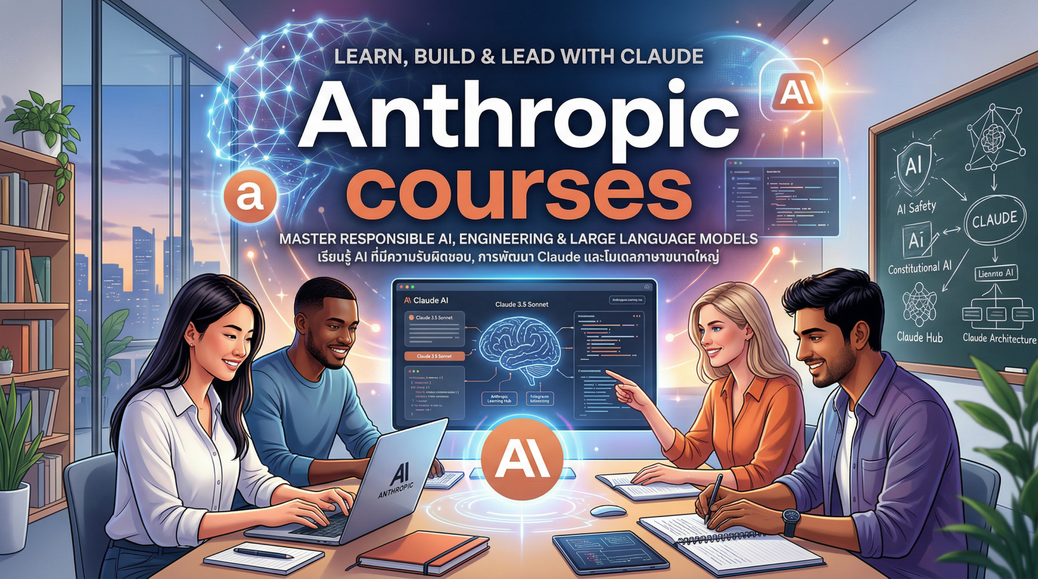 รวมคอร์สฟรีจาก Anthropic | Work 360